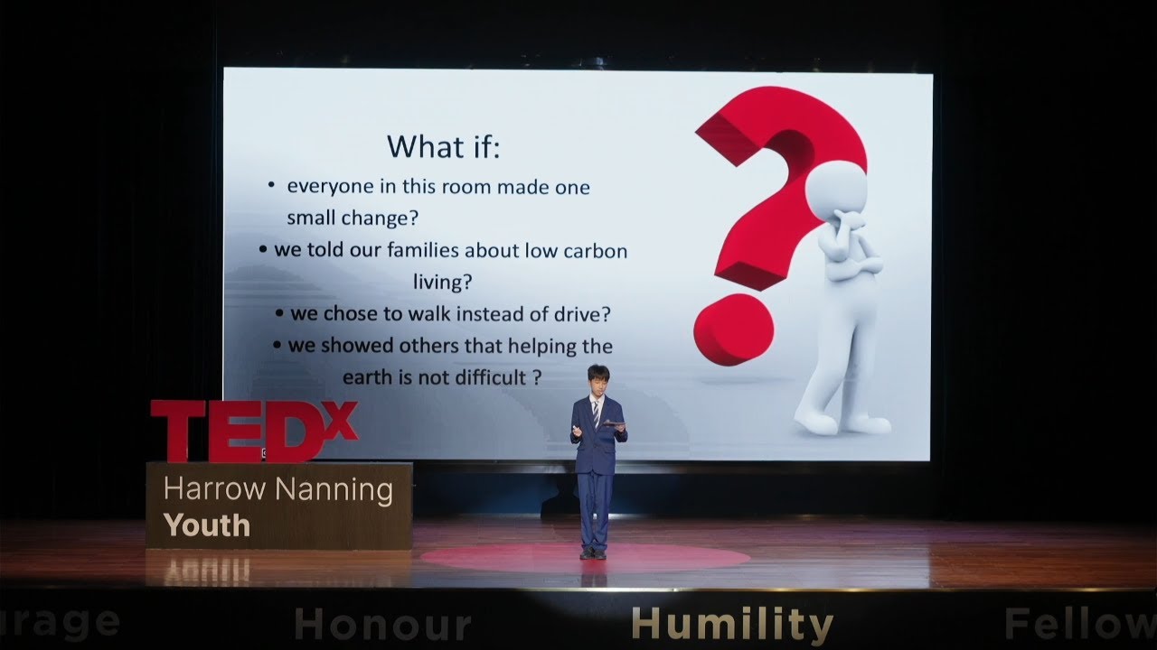 Stop Global Warming Now | Josse X. | TEDxHarrow Nanning Youth