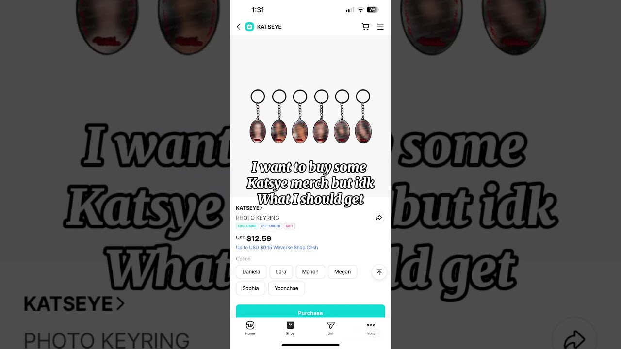 What should I get?? #eyekons #katseye #fypage #fyp #merch
