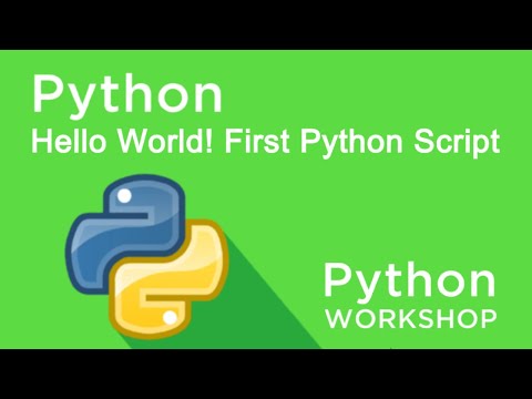 Python First Script Hello World - Video Tutorial Australia