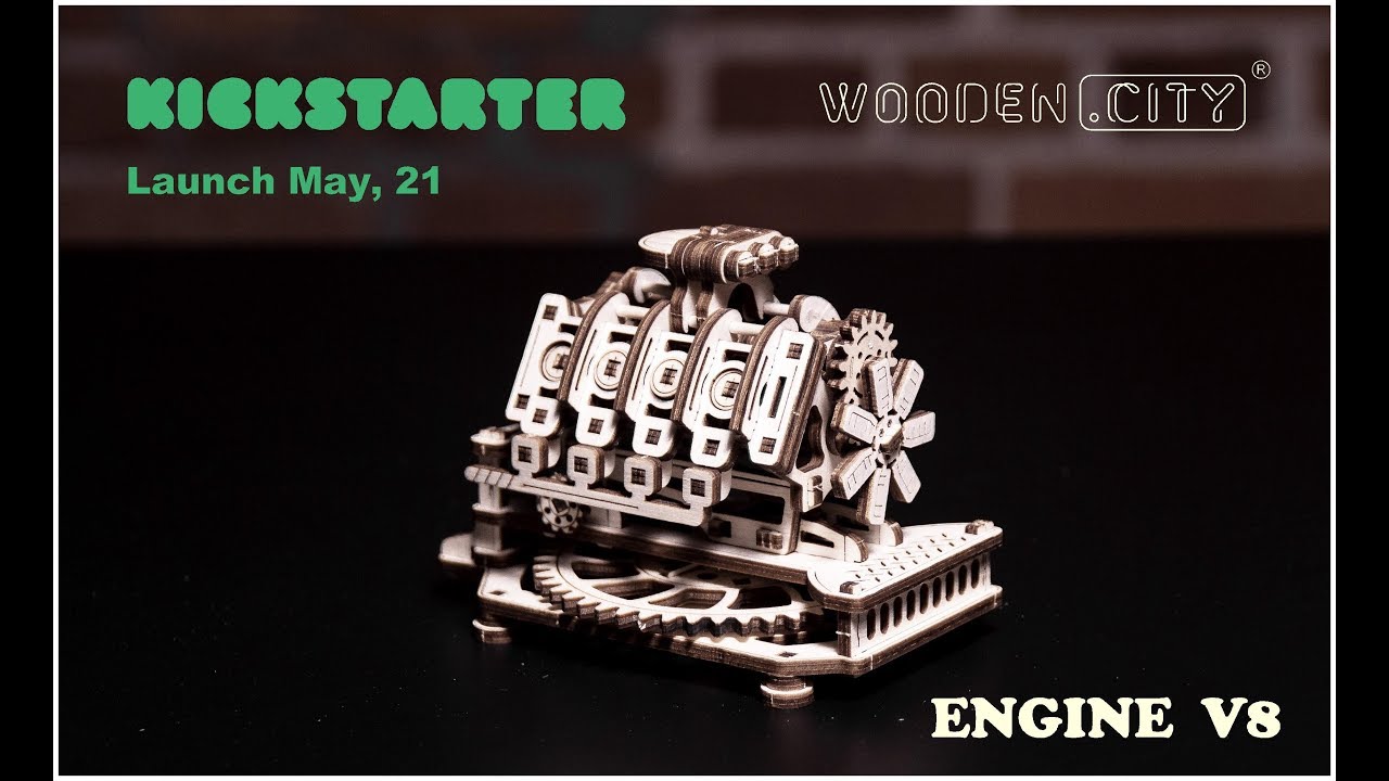 V8 Engine - Wooden City - Touch of Modern