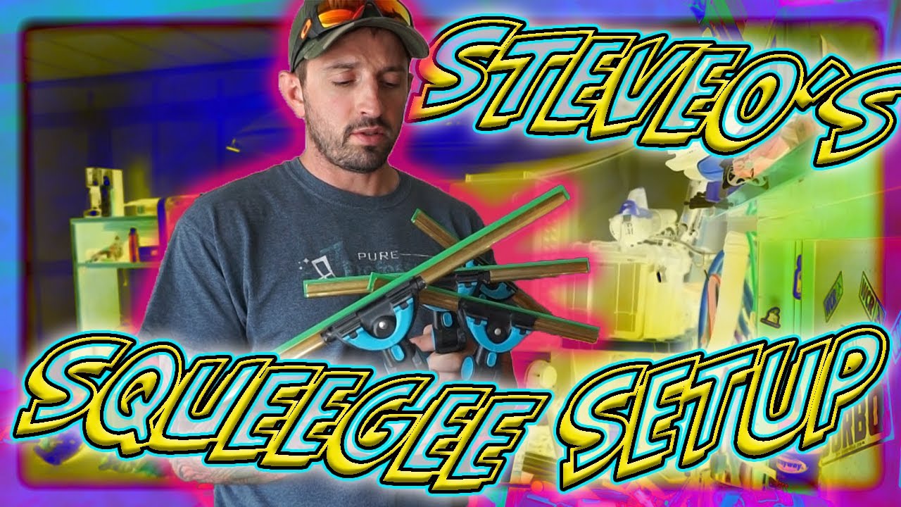 STEVEO'S FAVORITE SQUEEGEE COMBO EXPLAINED I WINDOW CLEANING TOOLS