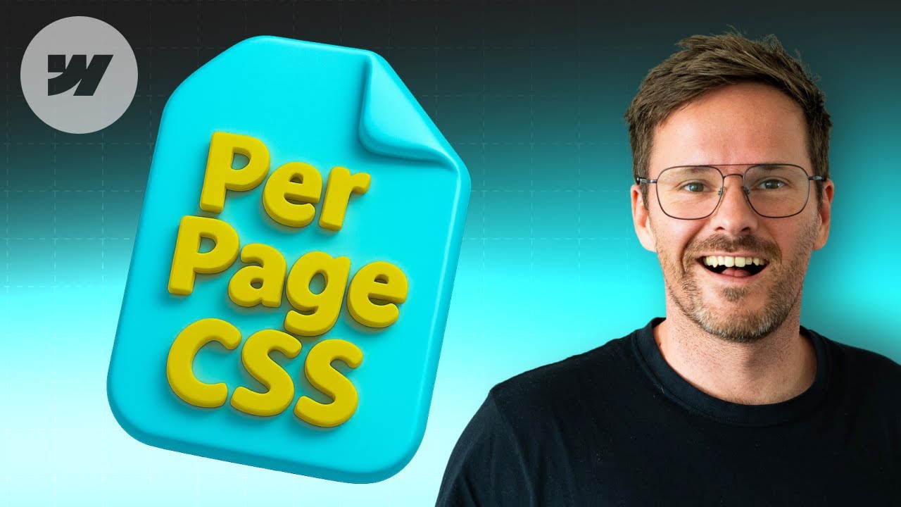 Use Webflow CSS per page like a PRO