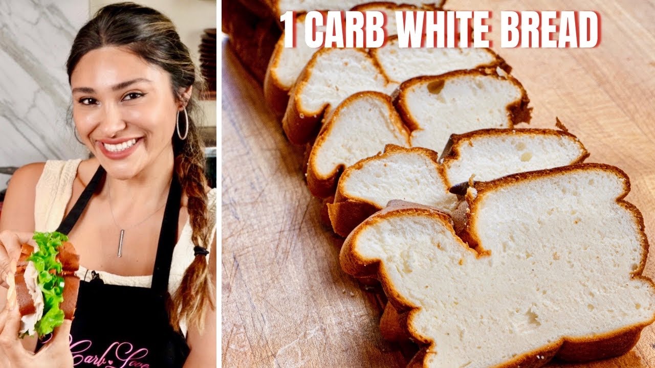 One Carb White Bread! How to Make The Most Amazing Keto White Bread Recipe