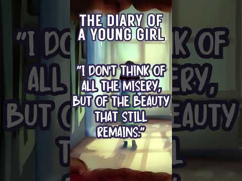 ❤️5 POWERFUL Quotes "The Diary of a Young Girl" by #annefrank