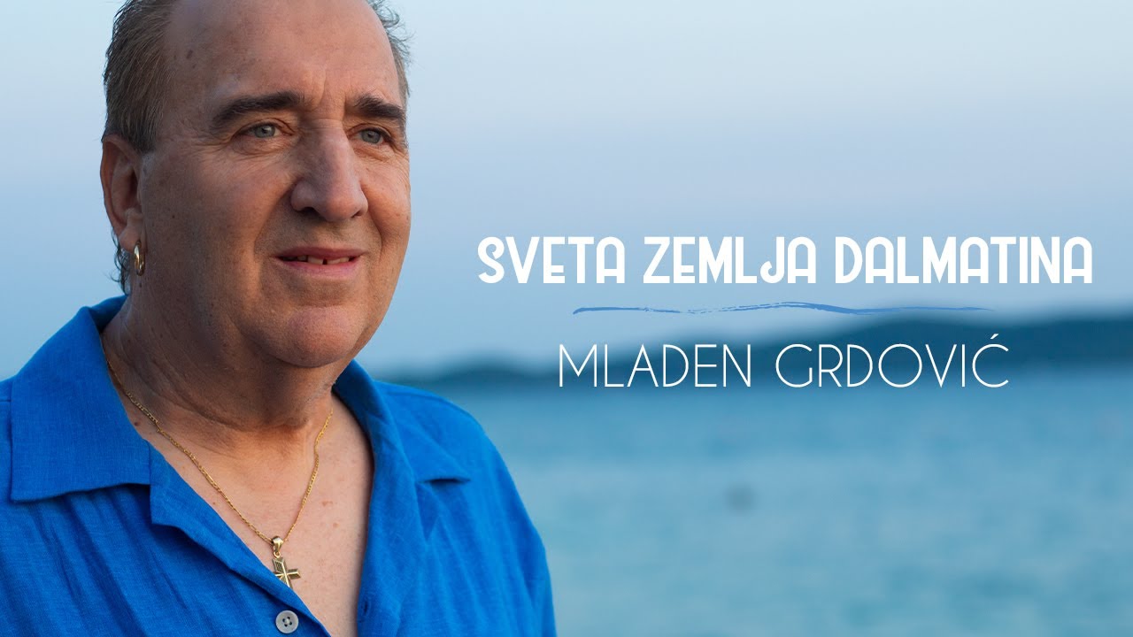 Mladen Grdović predstavlja pjesmu "Sveta zemlja Dalmatina" koju je ...