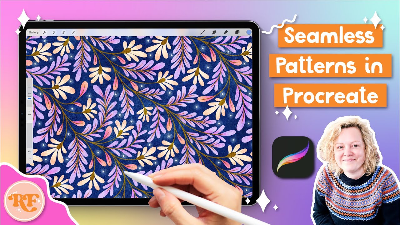 Procreate Seamless Pattern Time Lapse