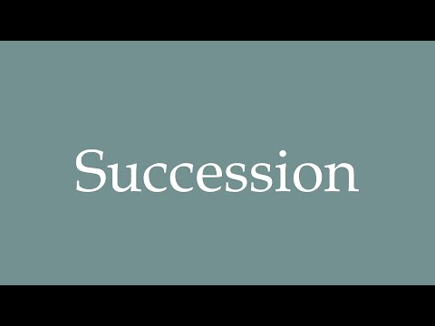 How to Pronounce ''Succession'' (Estate) Correctly in French