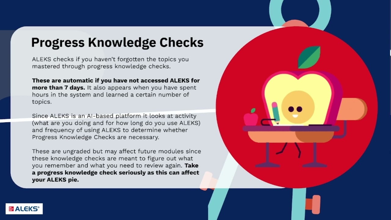 McGraw Hill ALEKS: Progress Knowledge Checks