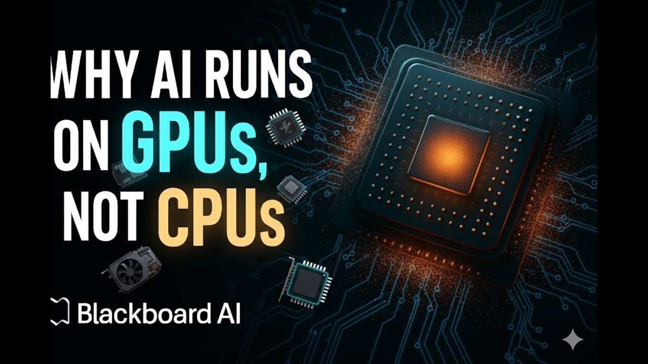Why AI Runs on GPUs, Not CPUs
