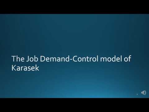 The Job Demand-Control Model of Karasek – Werk Welzijn en Motivatie