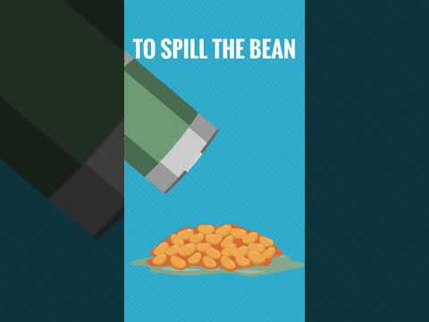 English Idioms - To Spill the Beans #shorts