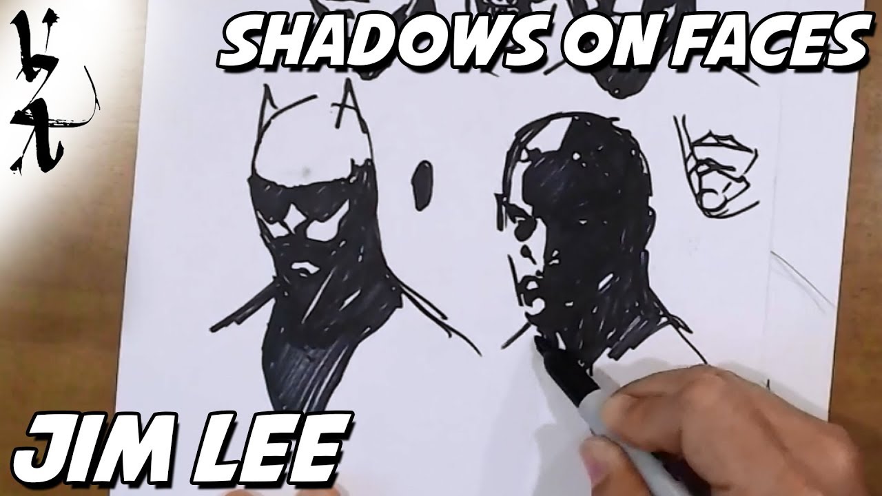 Jim Lee - How to Draw Shadows on Faces