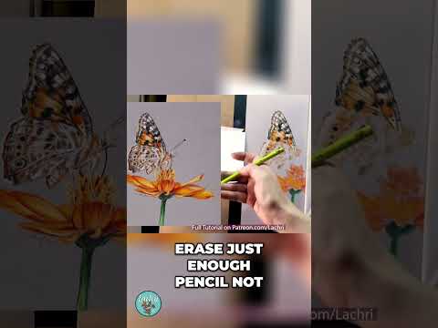 Erase Colored Pencil Mistakes: Faber-Castell Perfection Eraser Magic!