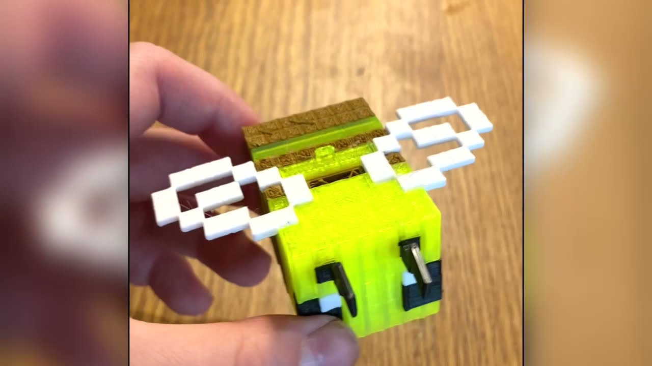 minecraft bee print build!