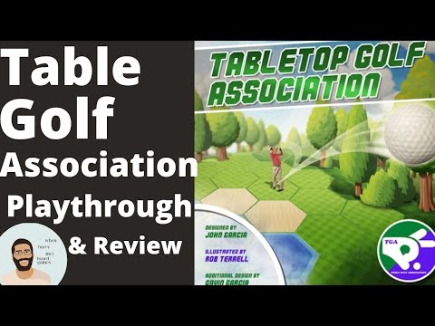 Table Golf Association Board Game Playthrough