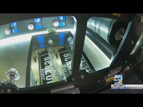 Blackout Plates Made by Inmates