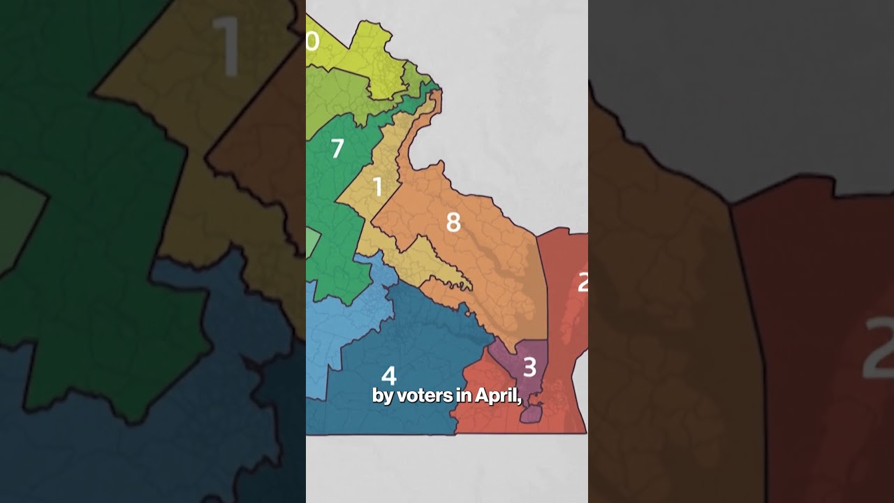 Virginia Supreme Court Strikes Down Gerrymandered Maps in ‘Massive’ Loss for Dems’ #shorts