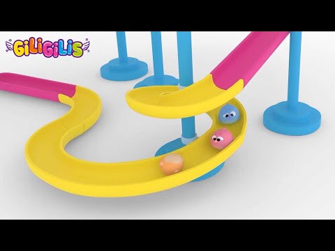 Giligilis 🟣 Slide Song 🎵 Best Cartoons for Babies - Giligilis TV