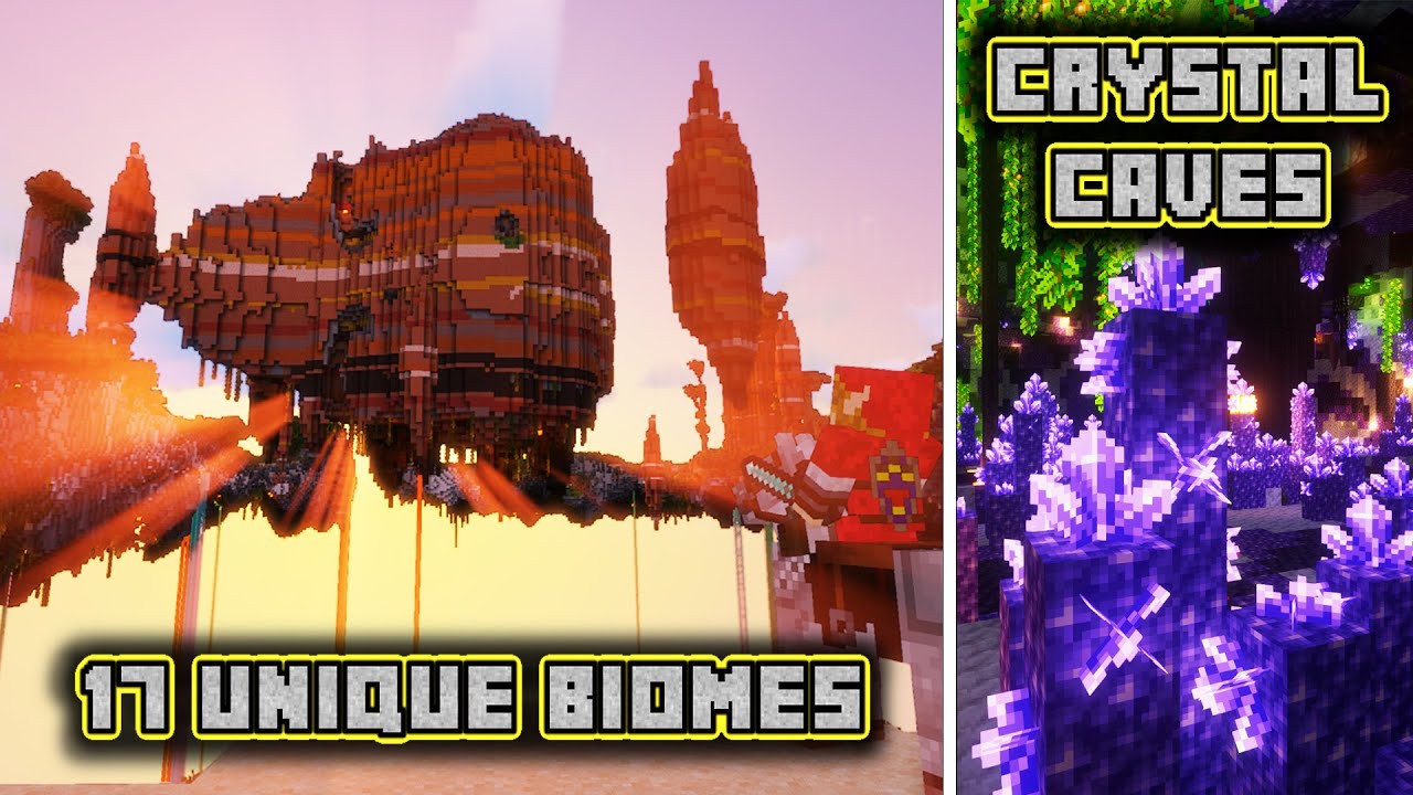 The Greatest Minecraft Floating Islands Map of all time