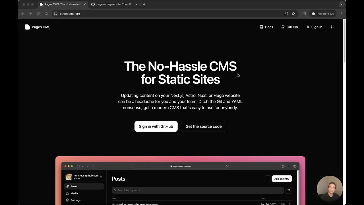 Pages CMS: Intro