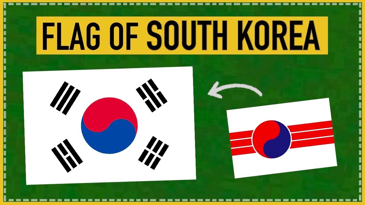 South Korean Flag Explained - History and meaning