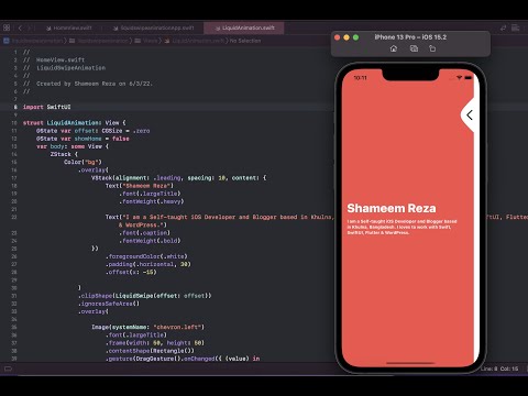 GitHub - shameemreza/liquidswipeanimation: Liquid Swipe Animation using ...