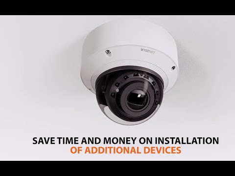 Wisenet X Series PoE Extender Cameras | Minimise installation costs