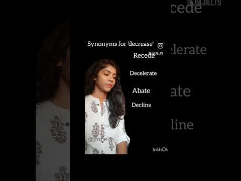 Synonym- decrease #2 #jmjielts