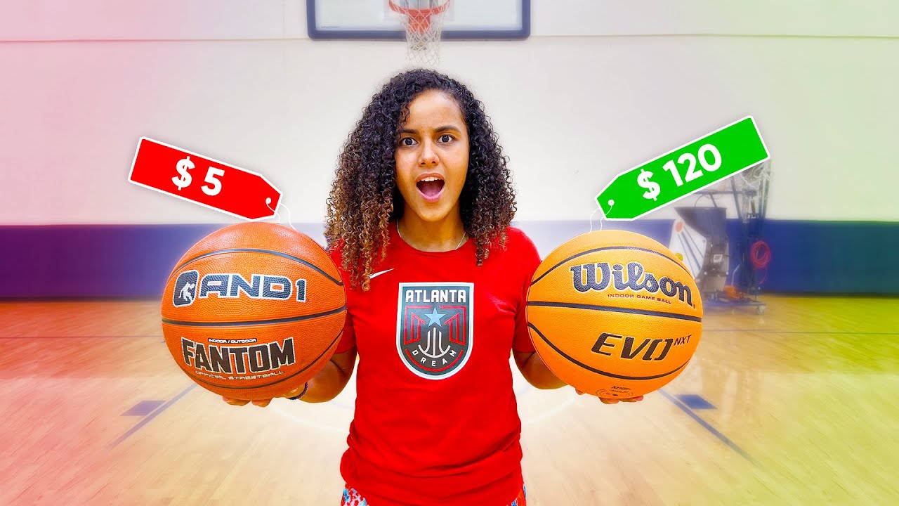 Cheap vs  Expensive Basketballs !!