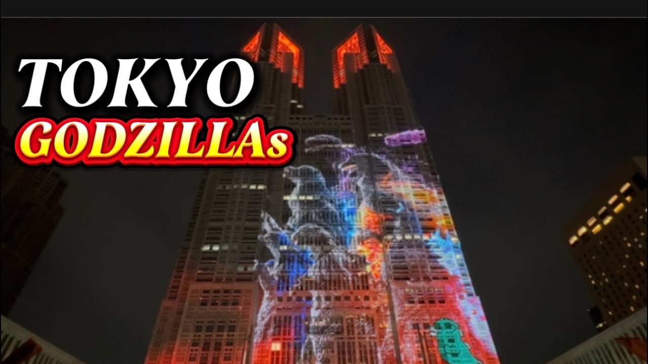 Tokyo Godzillas Projection Mapping in Tokyo Metropolitan Government