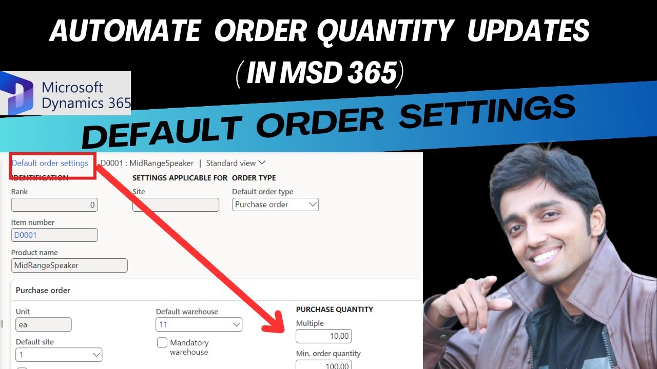How to use default order settings in #microsoftdynamics365 #financeandoperations #d365talks