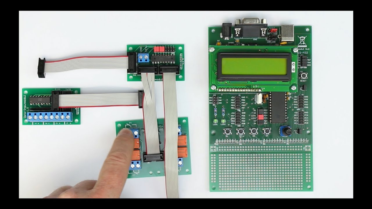 I/O-Modules for expanding microcontroller-I/O-ports