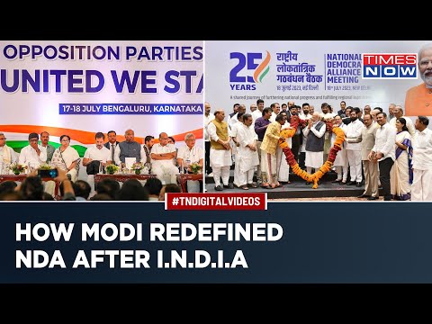 How PM Modi Redefined NDA As Opposition Coined Alliance Name- I.N.D.I.A | India News | News Update
