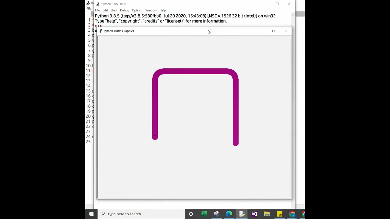 How to design  Instagram logo with Python turtle graphic