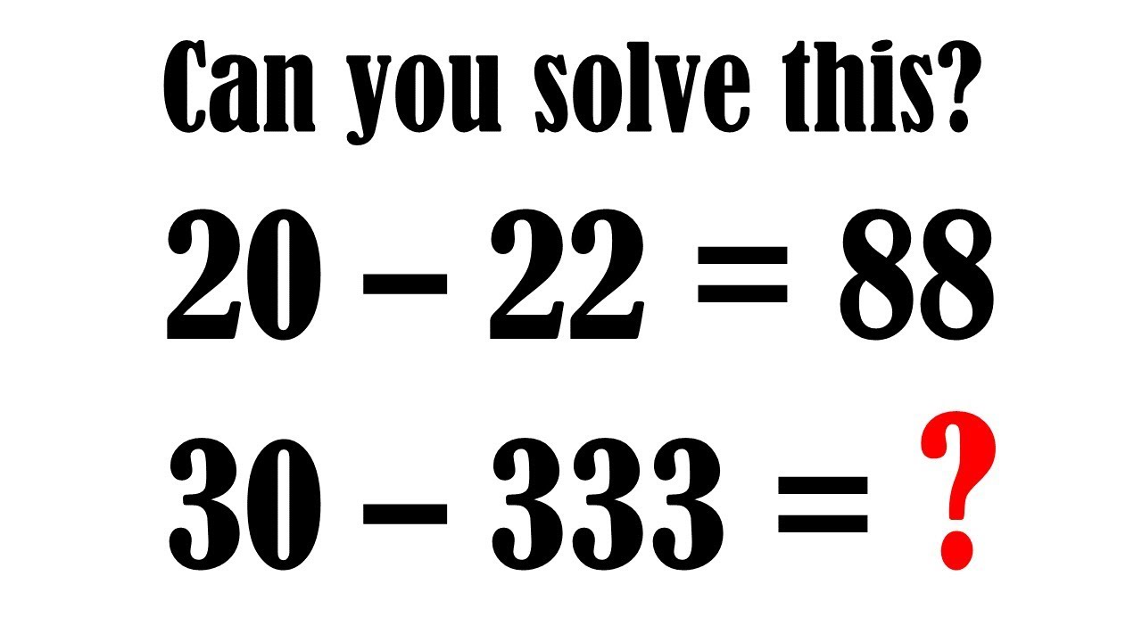 Can you solve these 3 maths puzzles? I With answers I #110