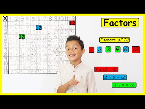 Factors of numbers | Times tables | Find a factor of a number | Maths with Nile