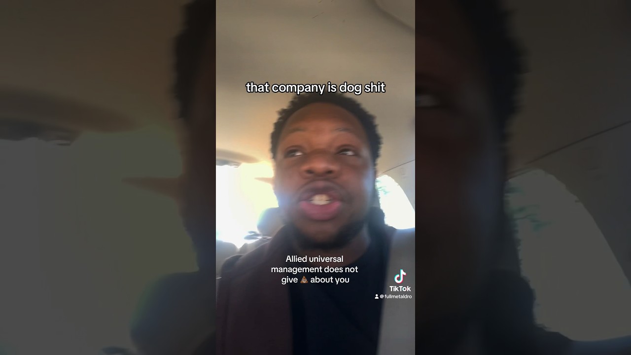 Don’t work for allied universal, these companies don’t give a 💩 about you #security #jobloss