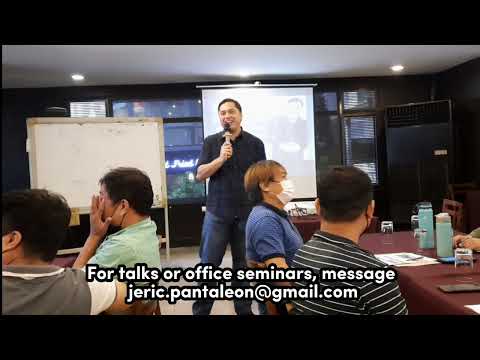 PROFESSIONAL IMAGE ENHANCEMENT SEMINAR in Tagalog by Coach Jeric "Sneak Peek Video" #publicspeaking