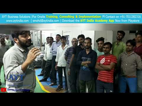 Shop Floor Training Session to Machine Operators & Supervisors by @aytindia