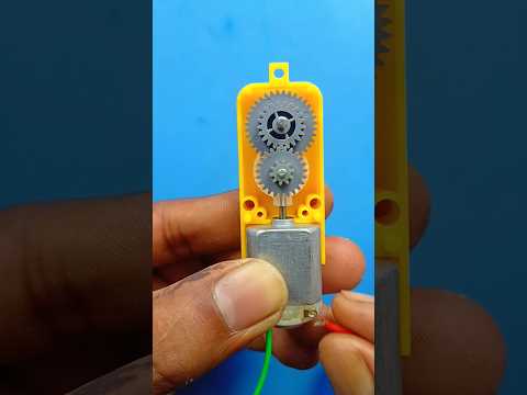 How To Make A Gear Motor • Powerful Gear Motor Making #short #gearmotor