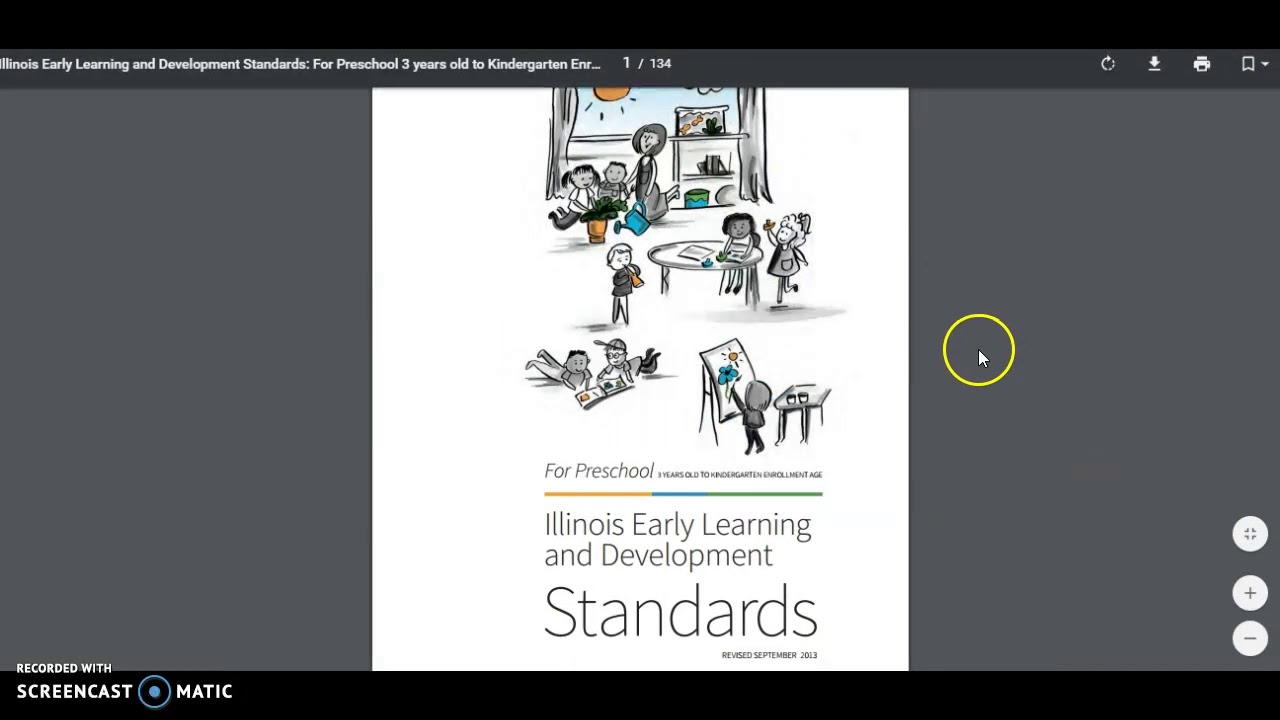 Linking KDIs to Illinois Early Learning Standards