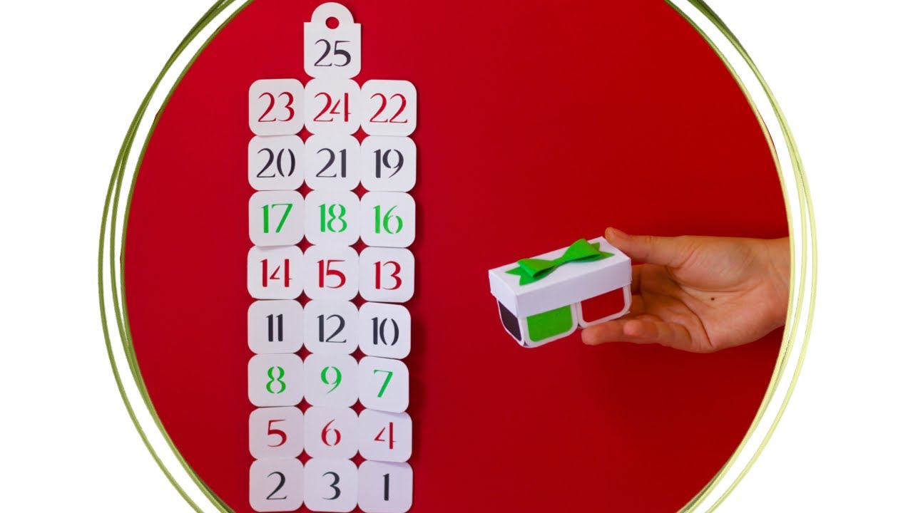 CHRISTMAS COUNTDOWN - SVG PROJECT - TEMPLATE FOR CRICUT, SILHOUETTE, SCANNCUT - MACRATES