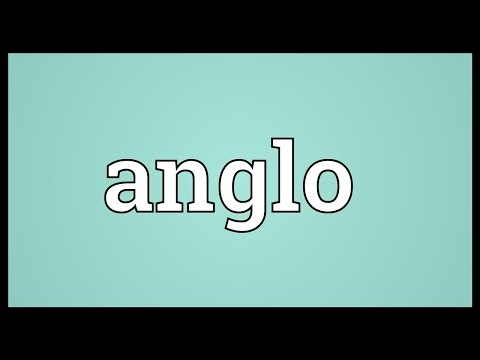 Anglo Meaning