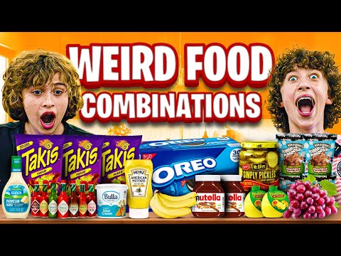 Trying Weird food Combinations with Nelson!