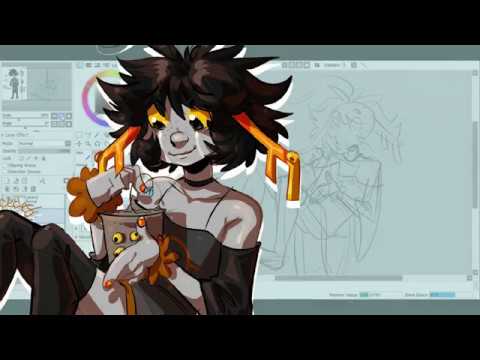 Speedpaint - Homestuck Troll OC