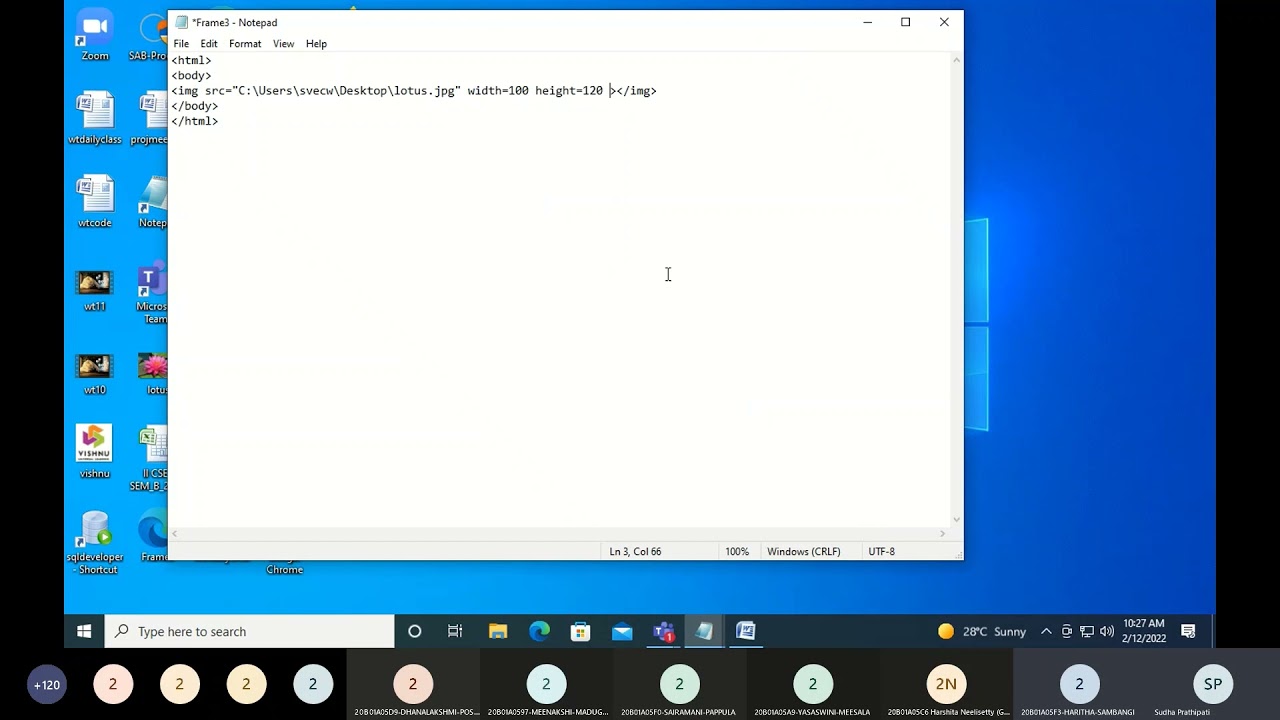 wt #16 | Giving border to an image in html | Border attribute html|