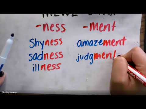 M2W2 Suffix (-ness, -ment)