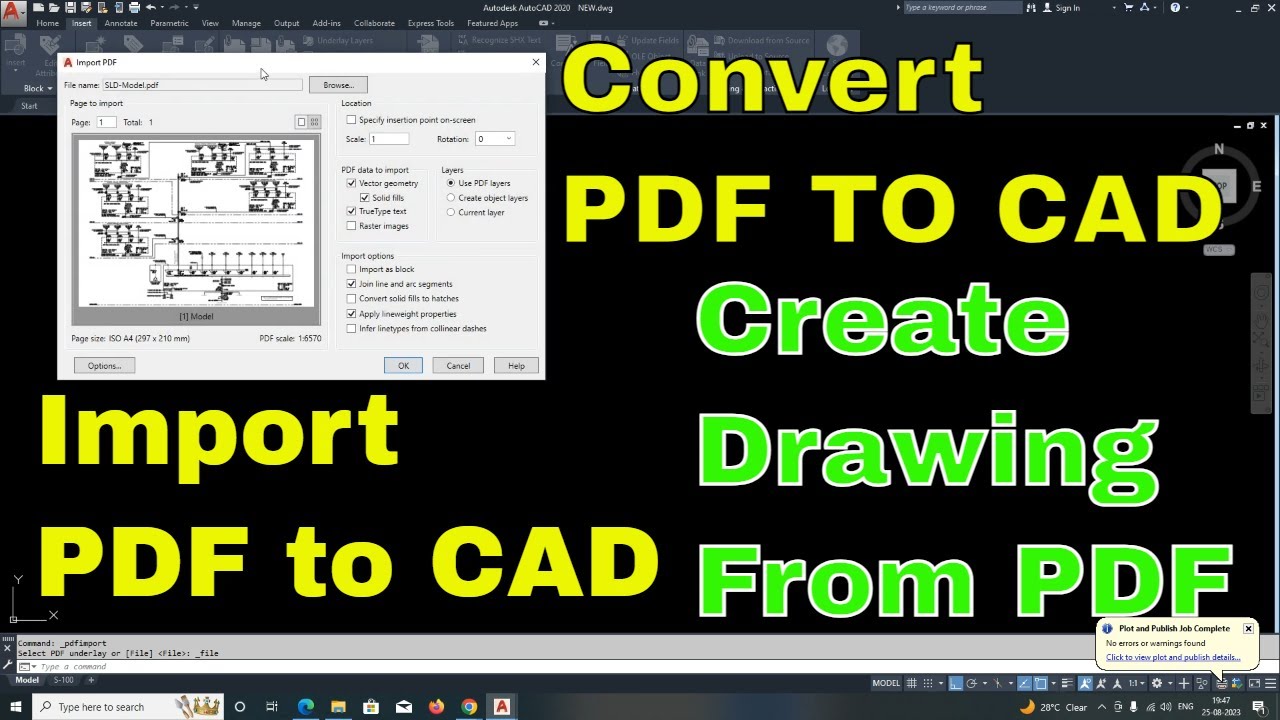 Converting PDF to CAD Made Simple and Quick