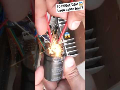 10,000 MFD/25V #big #capacitor use in 50W #home #theater #circuit #board #repair #reels #shorts