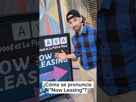 Pronunciando: Now Leasing (Rentando) en Inglés - Aprende Ingles En Español #aprenderinglés │KNingles